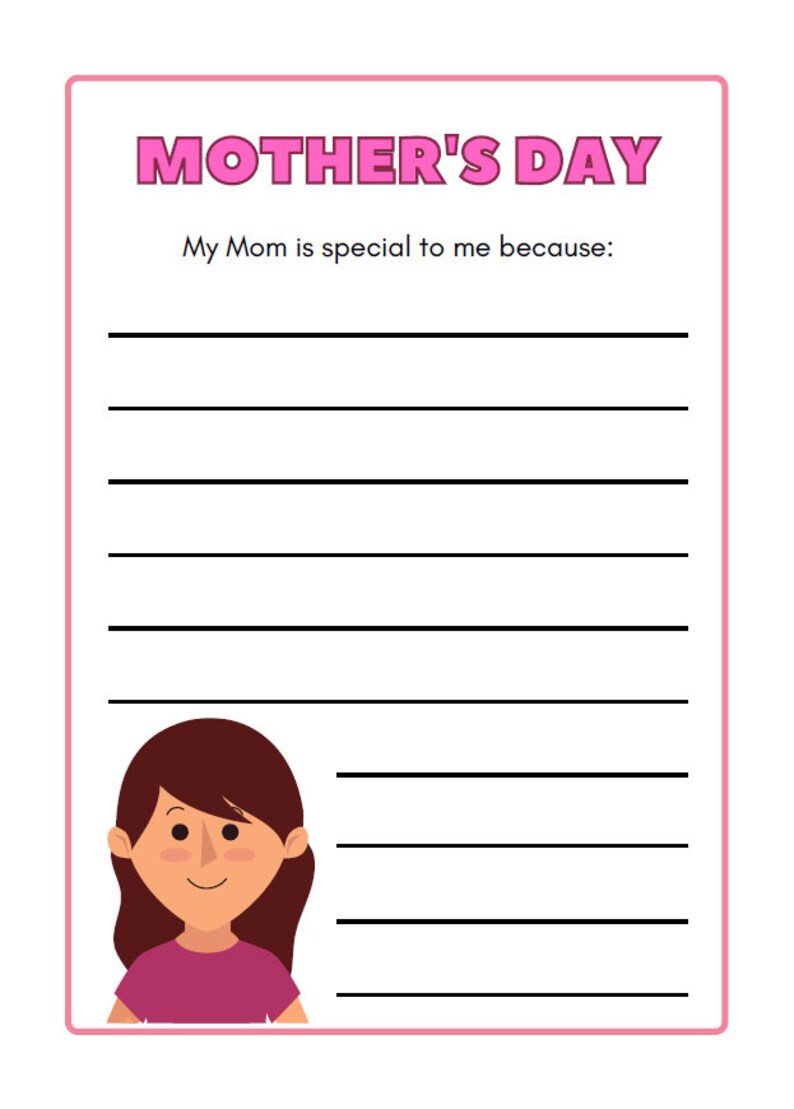 Mother's Day Activity Worksheets for Kids Word Search Mother's Day ...