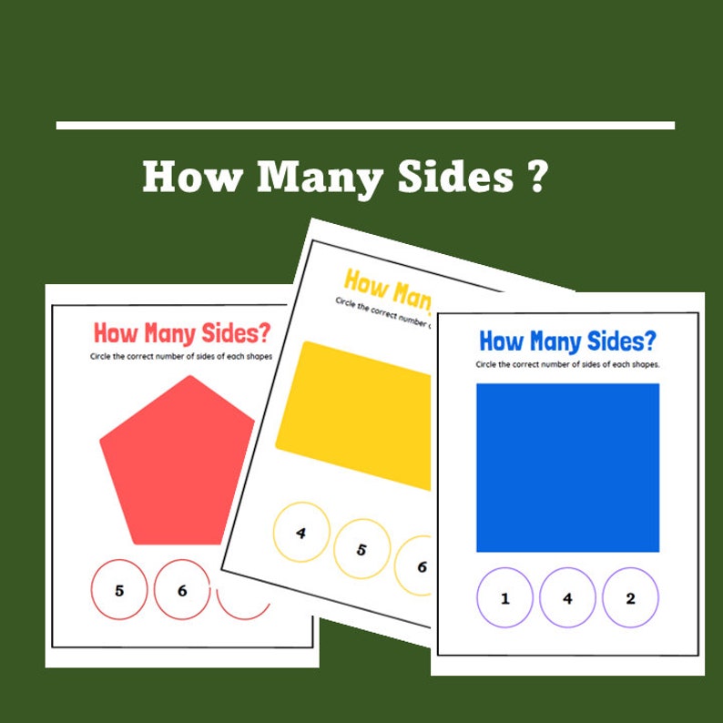 Printable Shapes Learning Activity Worksheets for Kids | Shapes ...