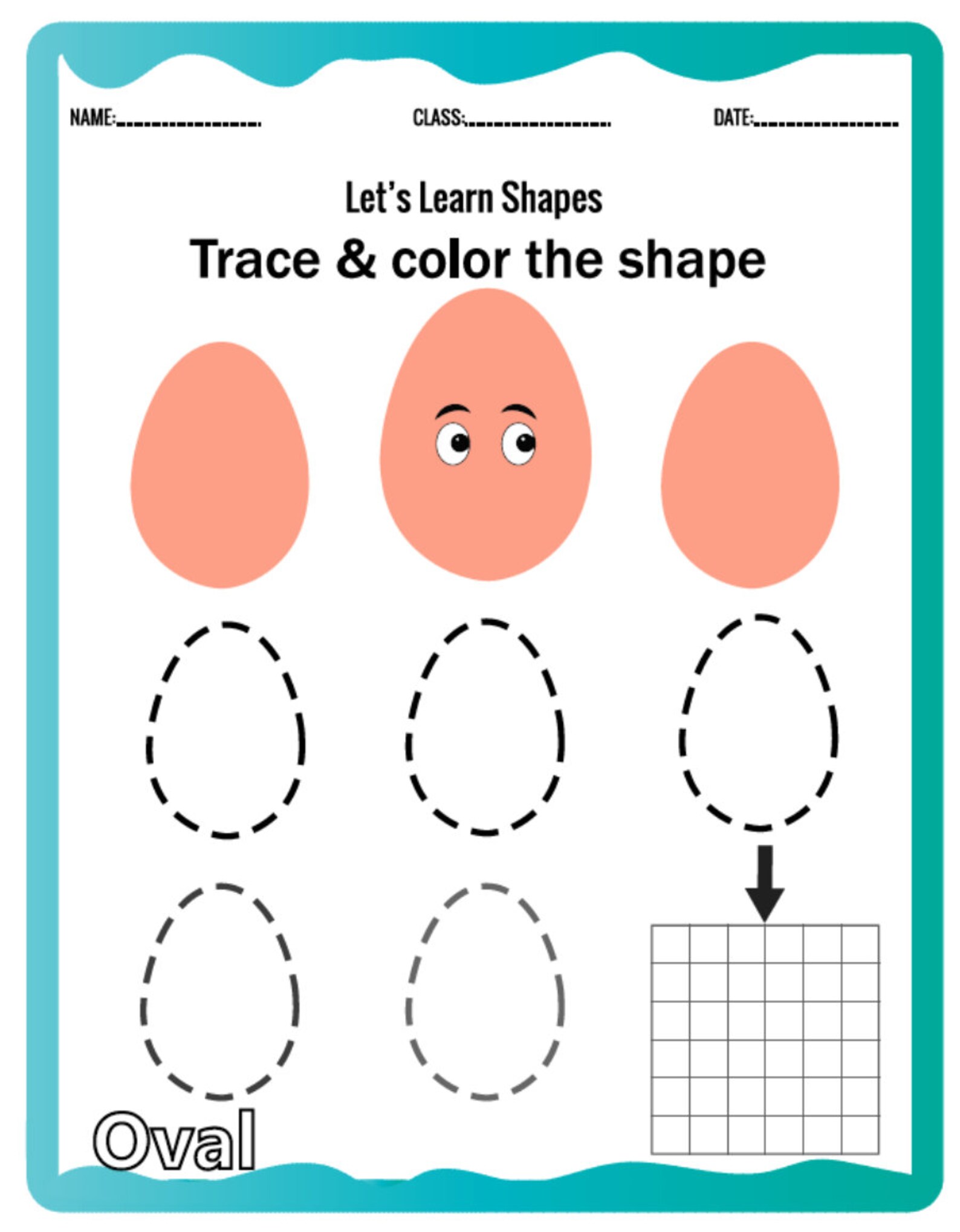 Printable Shapes Activity Worksheets for Kids Tracing Coloring 10 Pages ...
