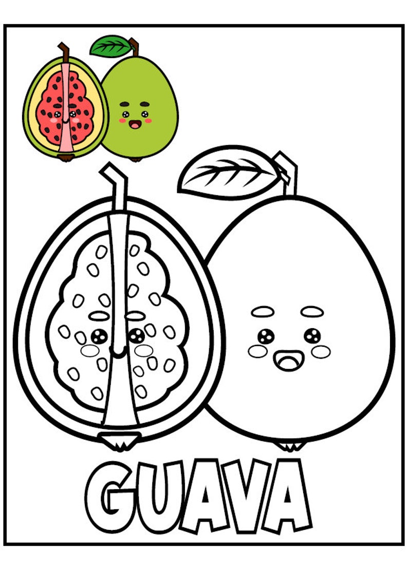 Printable Fruit Coloring Worksheets for Kids |fruits| Coloring | 23 ...