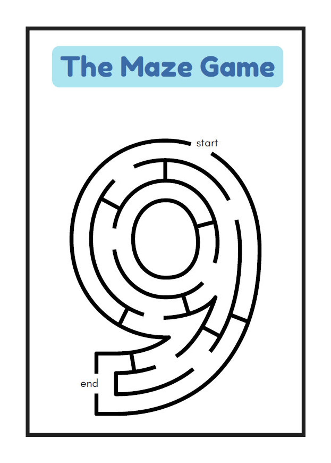 Printable Maze Activity Worksheets for Kid 100 Pages Preschool ...