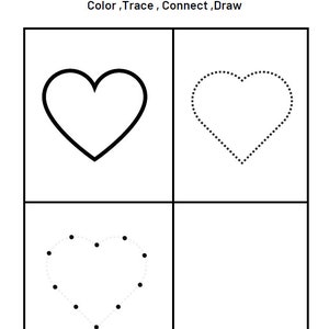 Printable Shape Coloring and Tracing Worksheets for Kids | Shapes ...