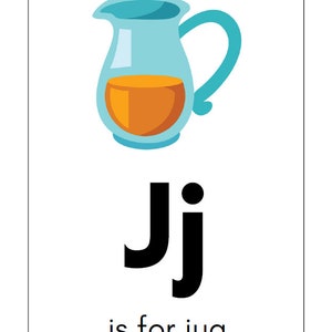 Printable Alphabets Flash Cards for Kids Alphabets 26 Pages Preschool ...