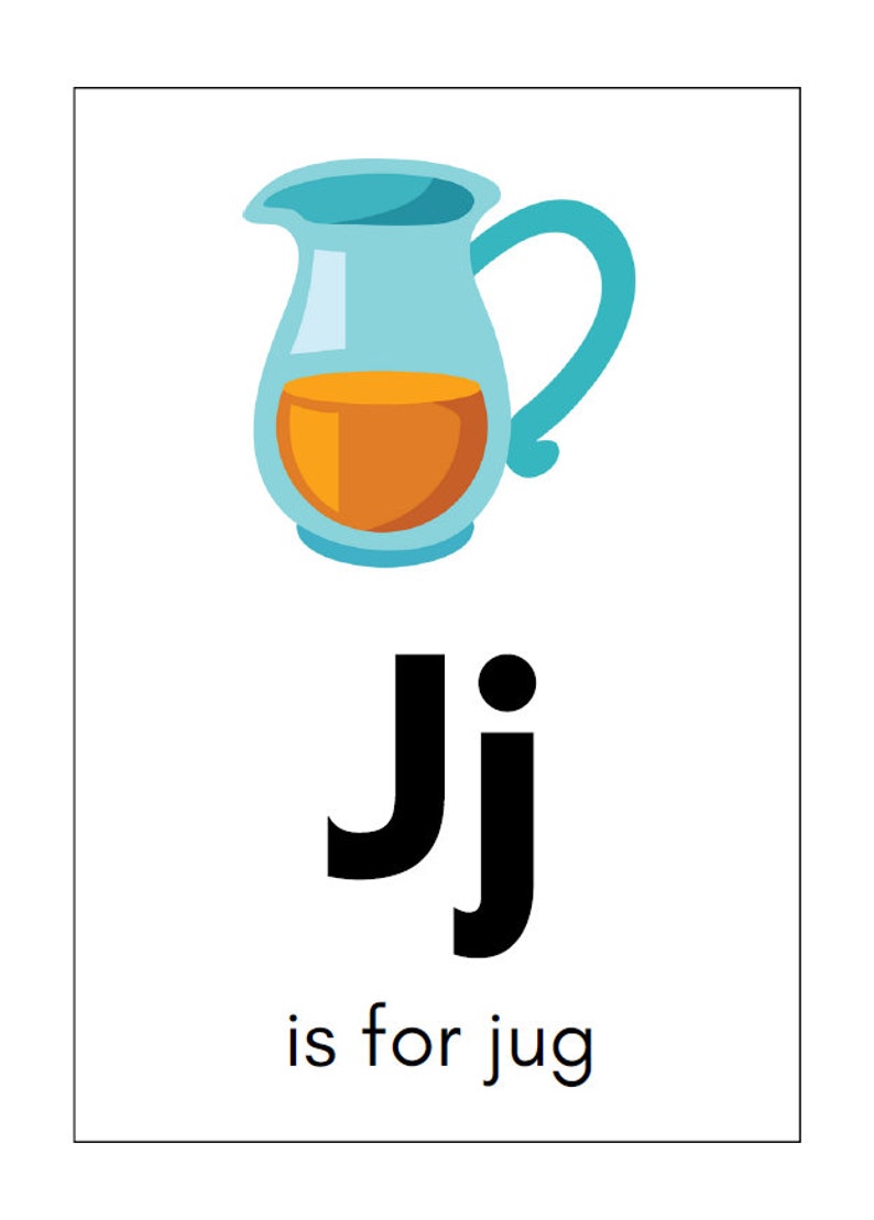 Printable Alphabets Flash Cards for Kids | Alphabets | 26 Pages ...