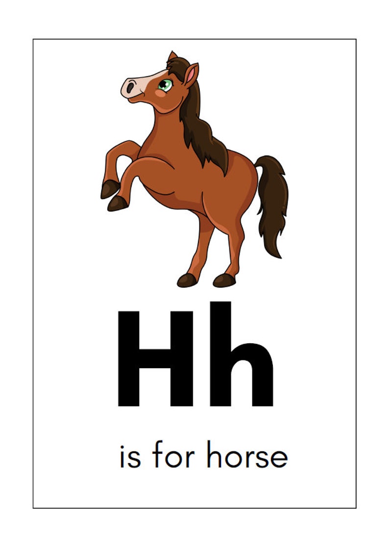 Printable Alphabets Flash Cards for Kids | Alphabets | 26 Pages ...