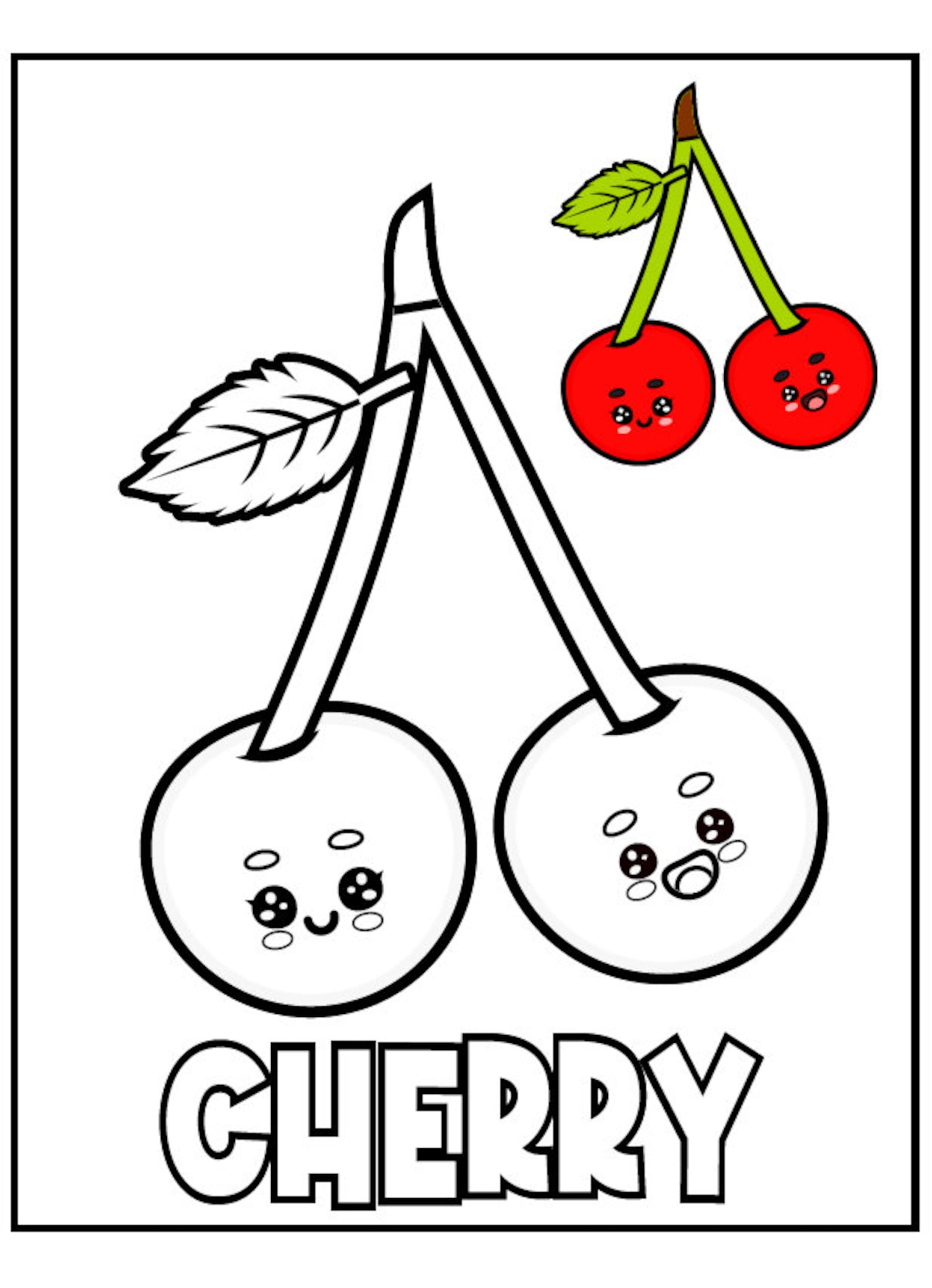 Printable Fruit Coloring Worksheets for Kids |fruits| Coloring | 23 ...