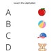 Printable Alphabet Matching Activity Worksheets | Circling Alphabets ...
