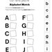 Printable Alphabet Matching Activity Worksheets | Circling Alphabets ...