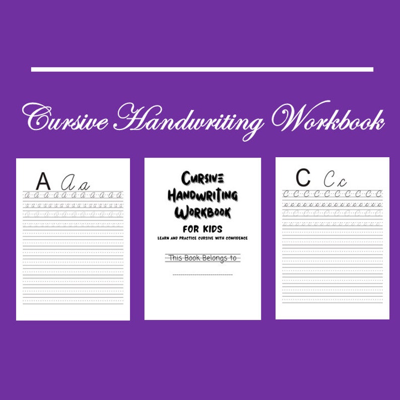 Printable Cursive Handwriting Worksheets for Kids | Writing Activity ...