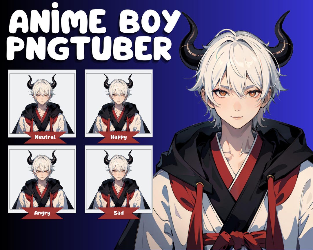 Male Pngtuber, Anime Cute Boy, Male Vtuber Model, Png Tuber Model Male ...