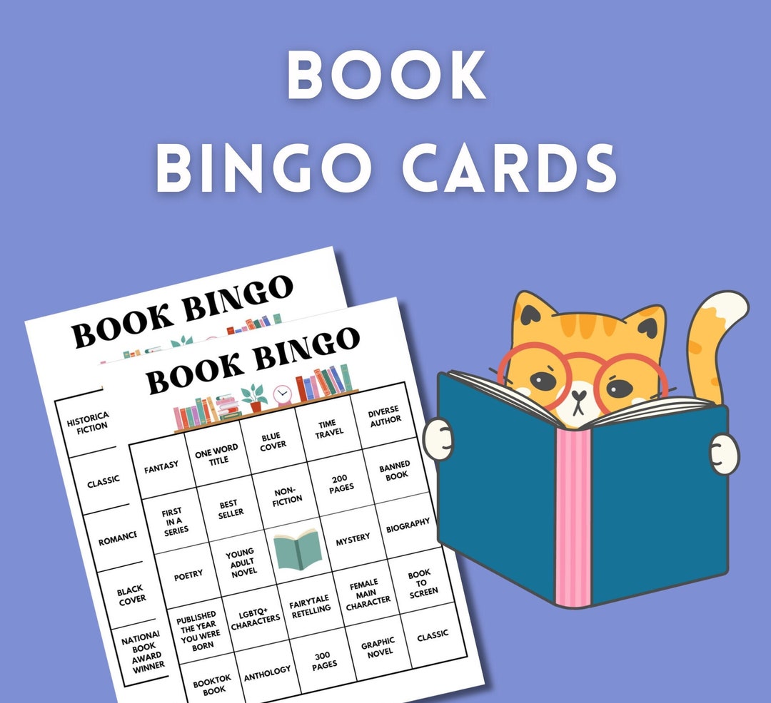 Book Bingo | Bookish Reading Challenge - Etsy