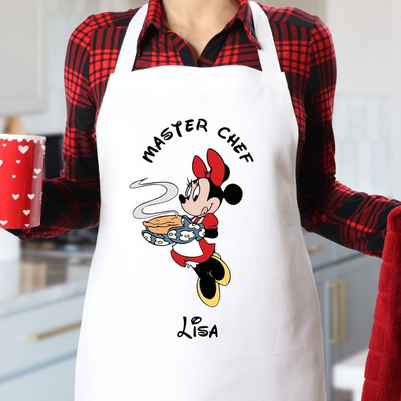 Custom Minnie Mouse Apron - Etsy