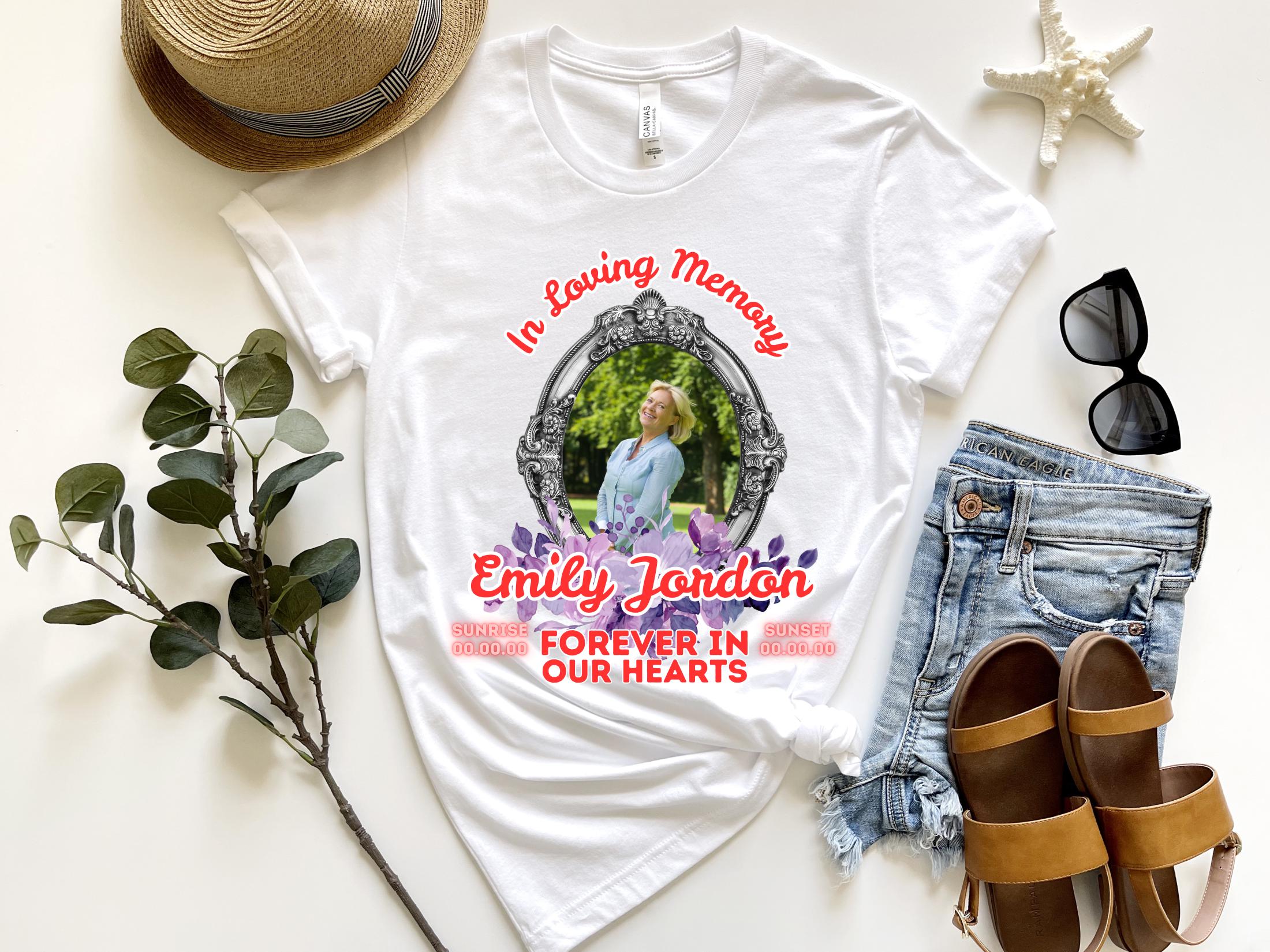 In Loving Memory DTF Transfer: Angel Wings, Memorial Design - Etsy