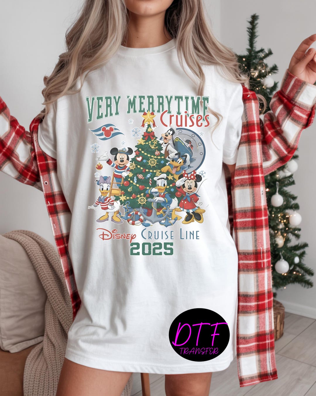 Disney Very Merry Time Cruise 2025 DTF Transfer,mickey Christmas Cruise ...