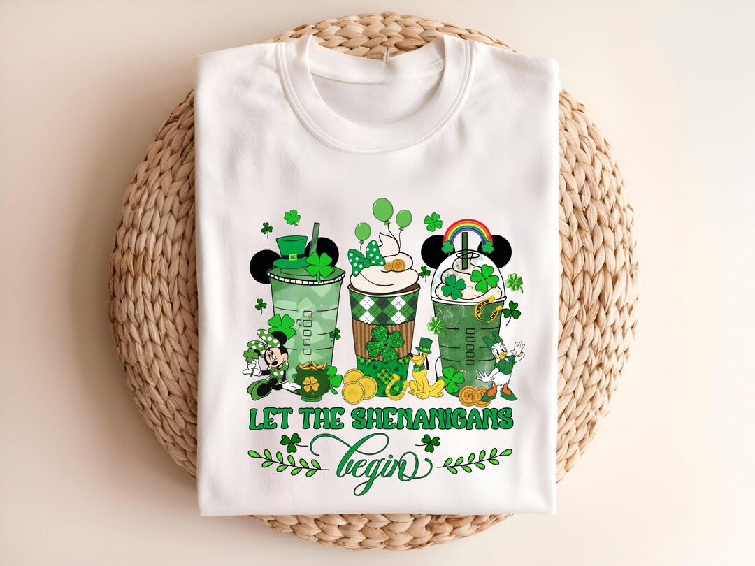 Let the Shenanigans Begin Shirt,disney Snacks Coffee Shirt,mickey and ...