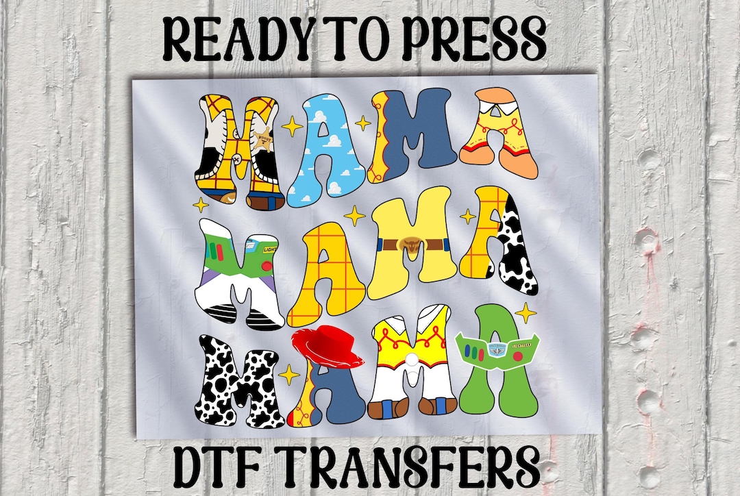 Toy Story Mama Dtf Transfer, Mama Cartoon Ready to Press, Mothers Day ...