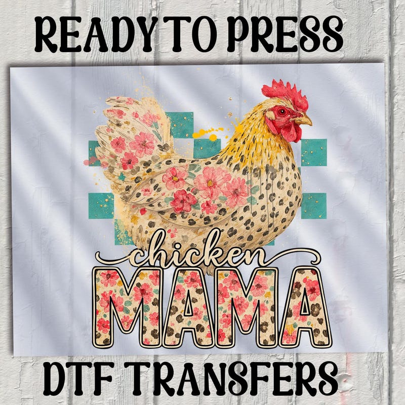 Chicken Heat Transfer - Etsy