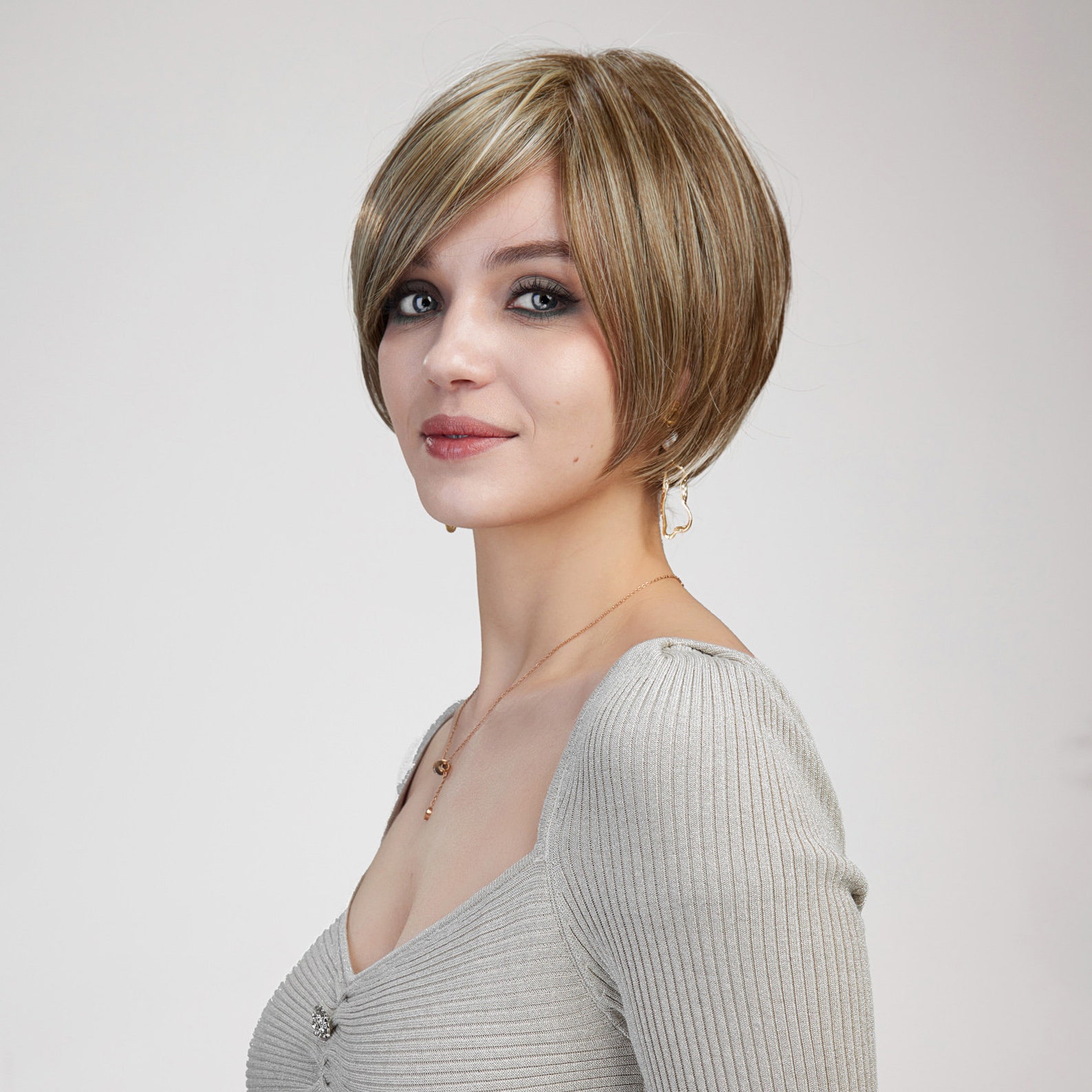 HAIRCUBE Synthetic Lace Front Wigs Mono Top Brown Mix Heat Resistant - Etsy