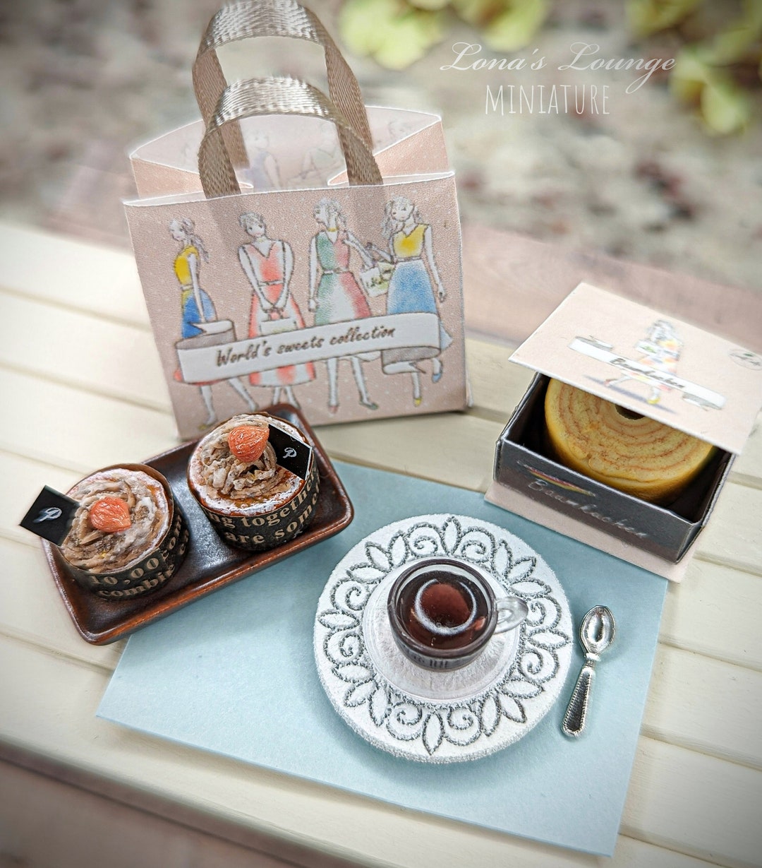 1:12 Miniature Pastries - Etsy