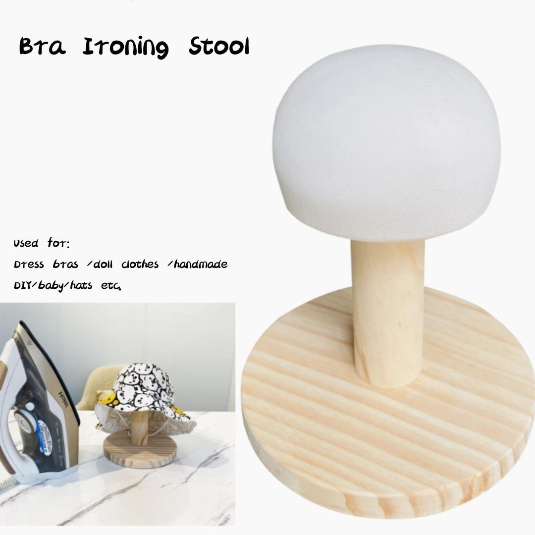 Solid Wood Ironing Board – Home Pressing Tool, Bra Ironing Bench, Round ...
