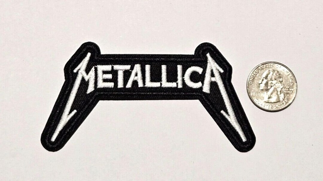 Metallica Patch Heavy Metal Rock Band Embroidered Iron on 2x4 Free Ship ...