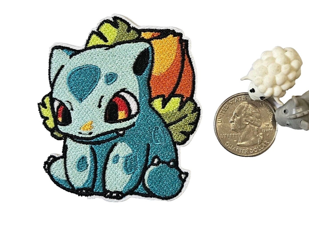Pokemon Bulbasaur Character Embroidered Iron on Sew on Patch Fs - Etsy