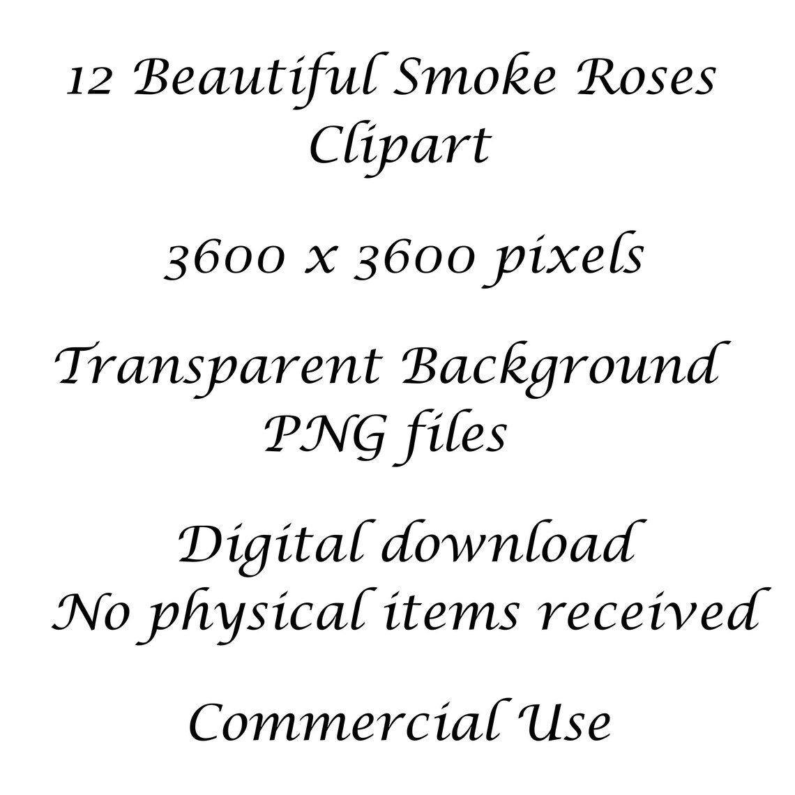 Smoke Art Roses | Abstract Art | Watercolor Smoke Roses Collection ...