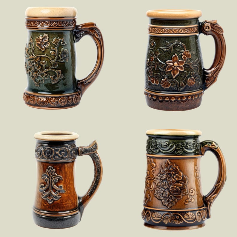 Beer Stein Clipart, Beer Clipart Beer Mug PNG Transparent Watercolor ...