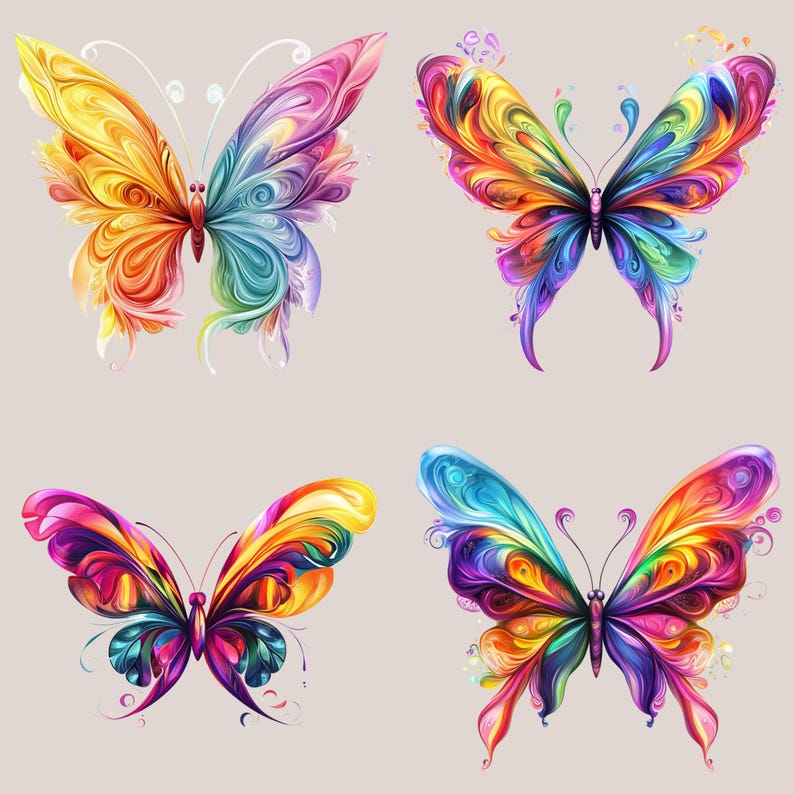 Watercolor Butterfly | Abstract Art | Watercolor Smoke Butterfly ...