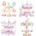 Pastel Carnival Clipart | Cotton Candy Sweets Clipart | Candyland ...