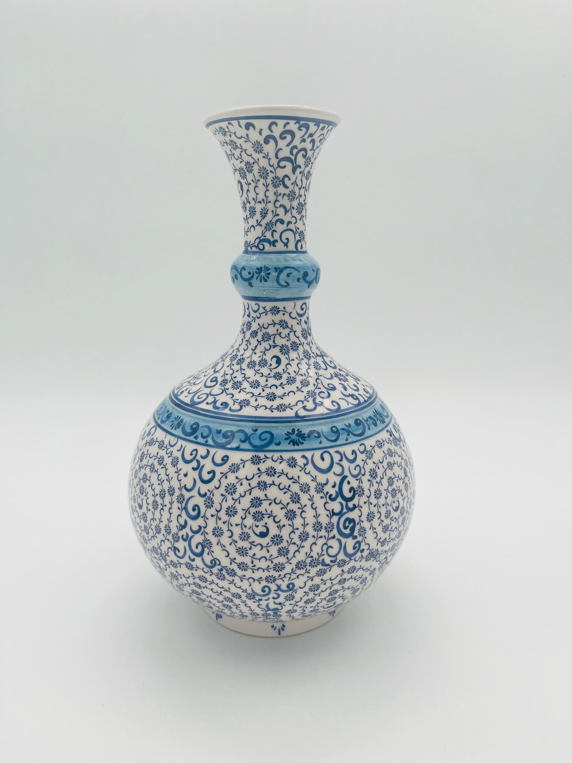 Handmade Turkish Ceramic Vase,large Decorative Vase,handmade Ceramic ...