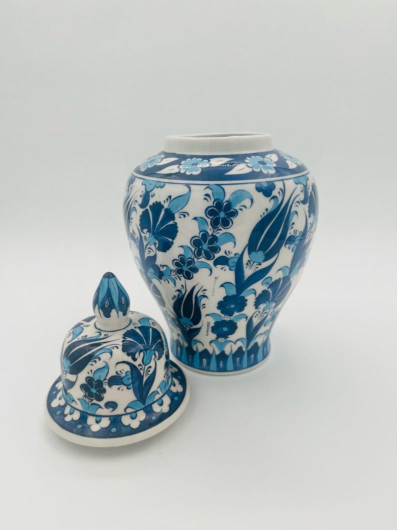 Handmade Decorative Ceramic Vase Jar With Lid - Etsy