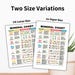 Mineral Chart Cheat Sheets Visual Guide for All 14 Minerals, Mineral ...