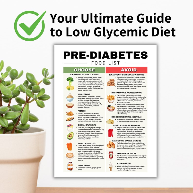 Pre Diabetes Diet, Diabetes Food Guide, Diabetic Food Chart for ...