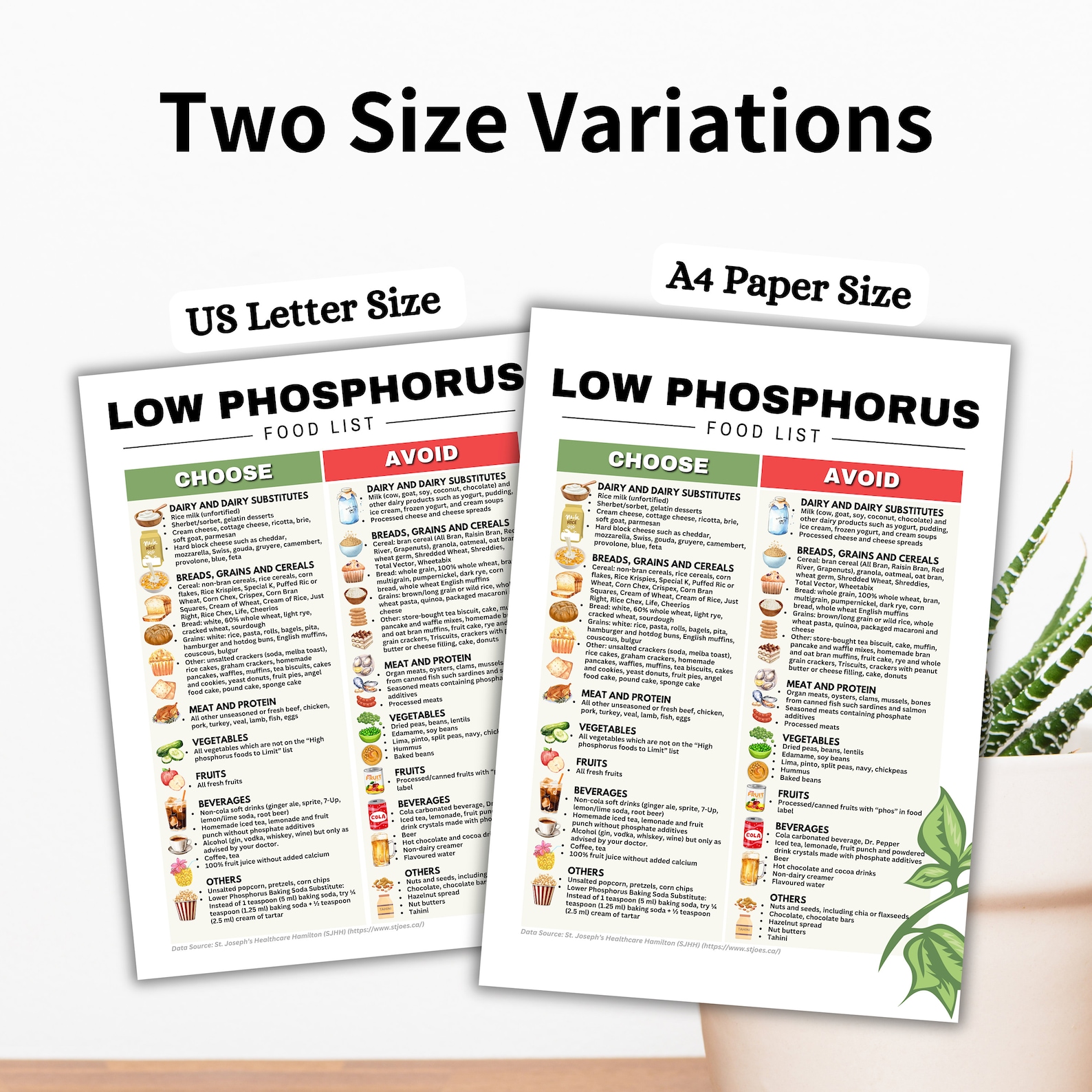 Low Phosphorus Diet Food List for Stage 4 Kidney Disease Renal Diet ...