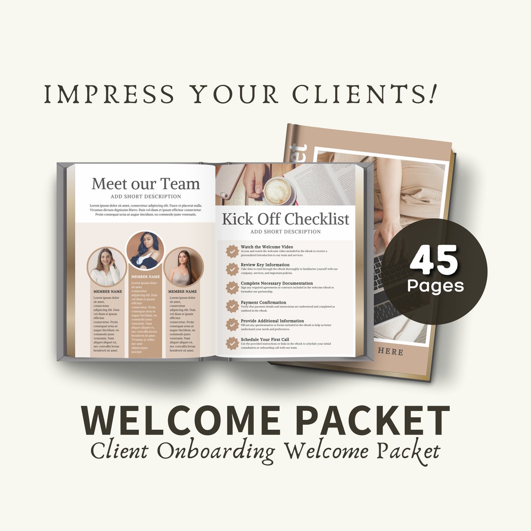 Client Coaching Welcome Packet, Client Onboarding Templates, Client ...
