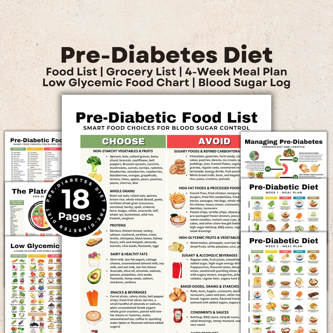 Pre Diabetes Diet, Prediabetic Food List, Meal Plan for Pre Diabetes ...