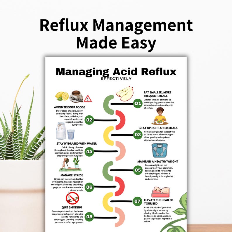 Acid Reflux Grocery List, GERD Diet, Low Acid Food List for Gut Health ...