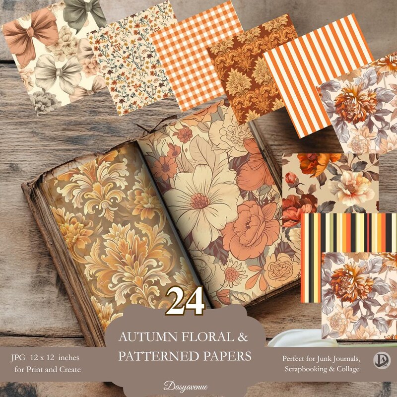 Stripe Digital Paper - Etsy