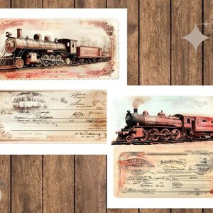 Ephemera Printable Vintage Tickets 26 Sheets for Junk Journals ...