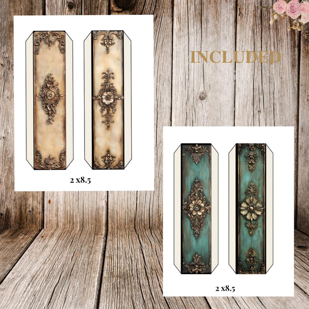 83 Vintage Book Spine Printable for Junk Journals – Antique Spine ...