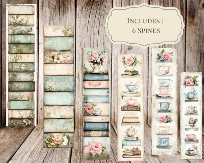 Vintage Tea Junk Journal Kit - Printable Ephemera, Victorian Tea Party ...