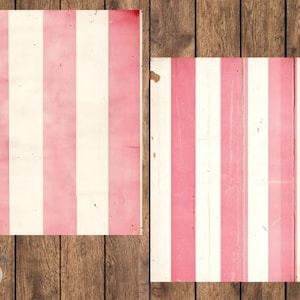 Stripe Vintage Pattern Set - 24 Printable Pages, Distressed Stripes ...