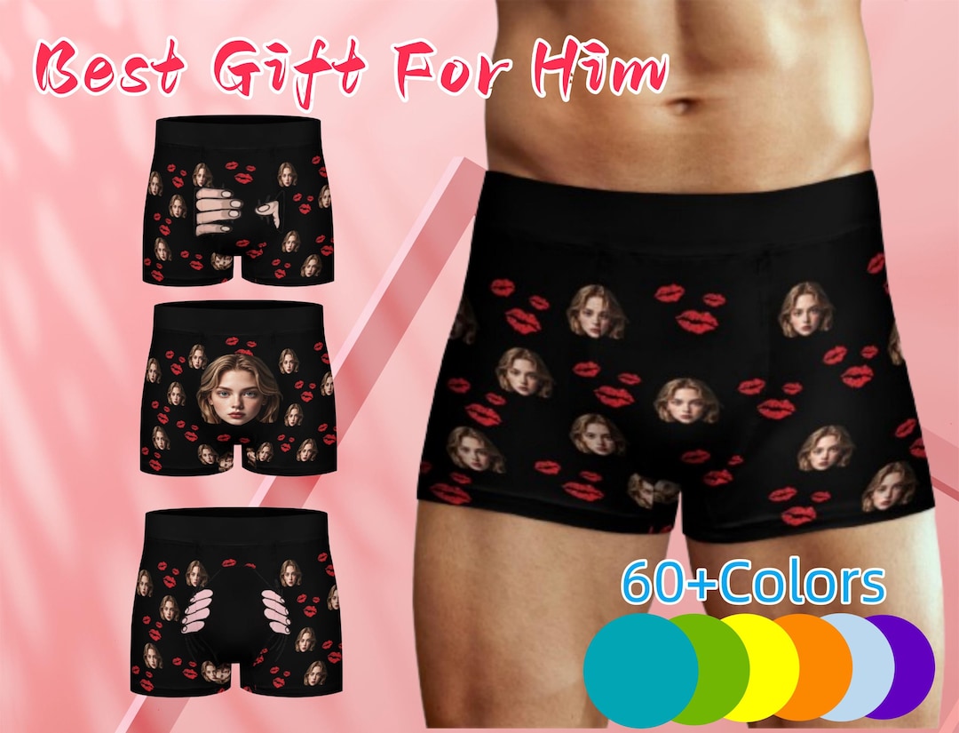 Custom Photo Boxer Briefs, Custom Face Boxers, Personalized Men ...