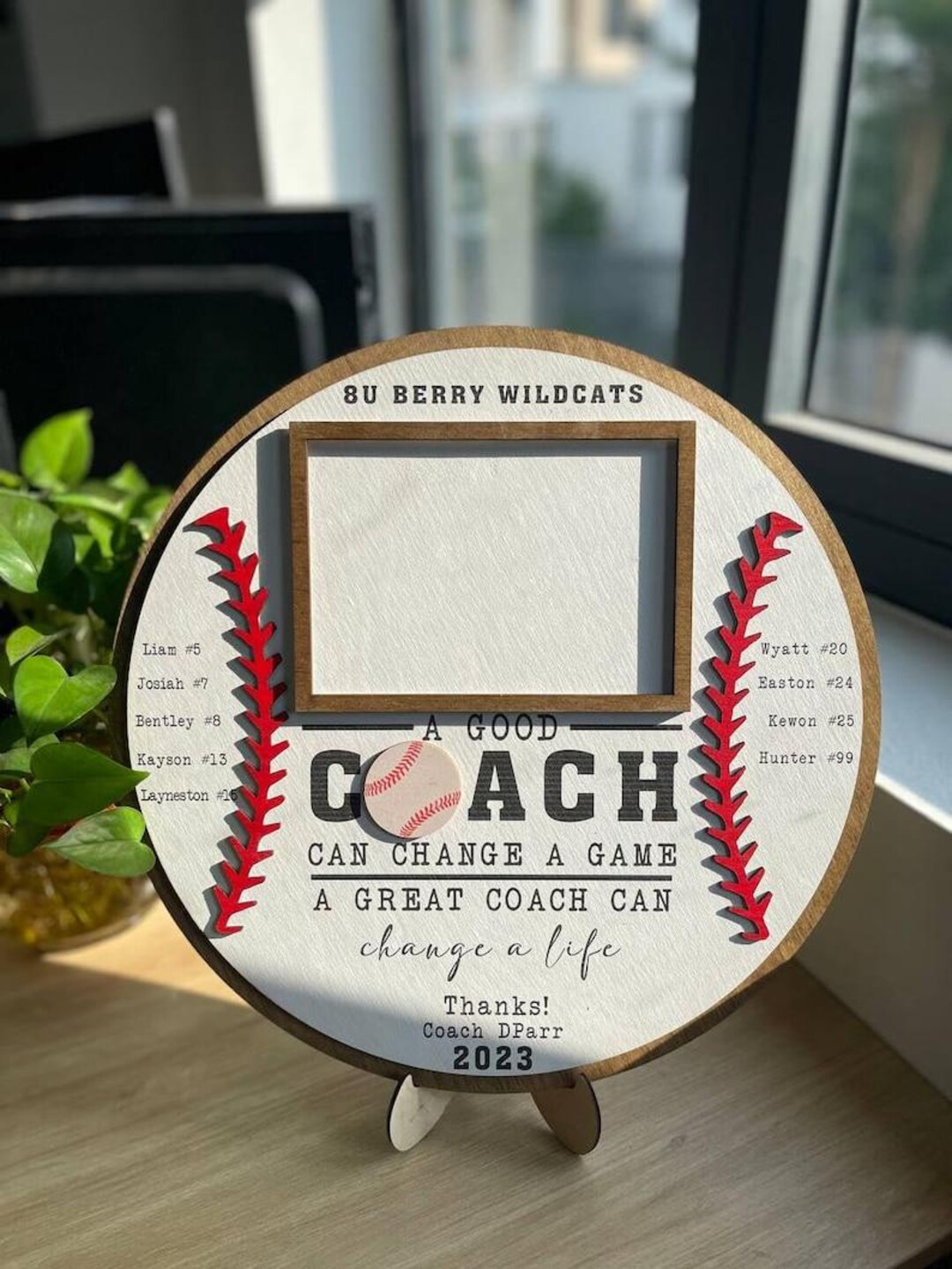 Baseball Wooden Sign, Baseball Coach Gift, Baseball Coach, Baseball Mvp ...