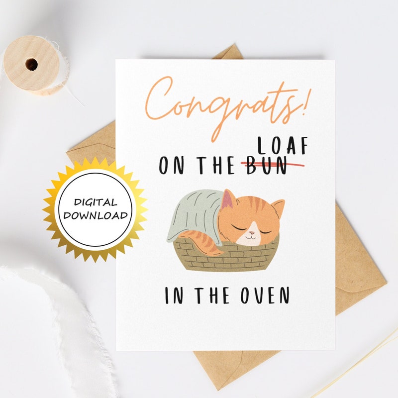 Cat Adoption Card - Etsy
