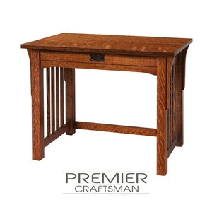 Mission Stickley Style 36" Small Student Desk Craftsman Minimalist ...