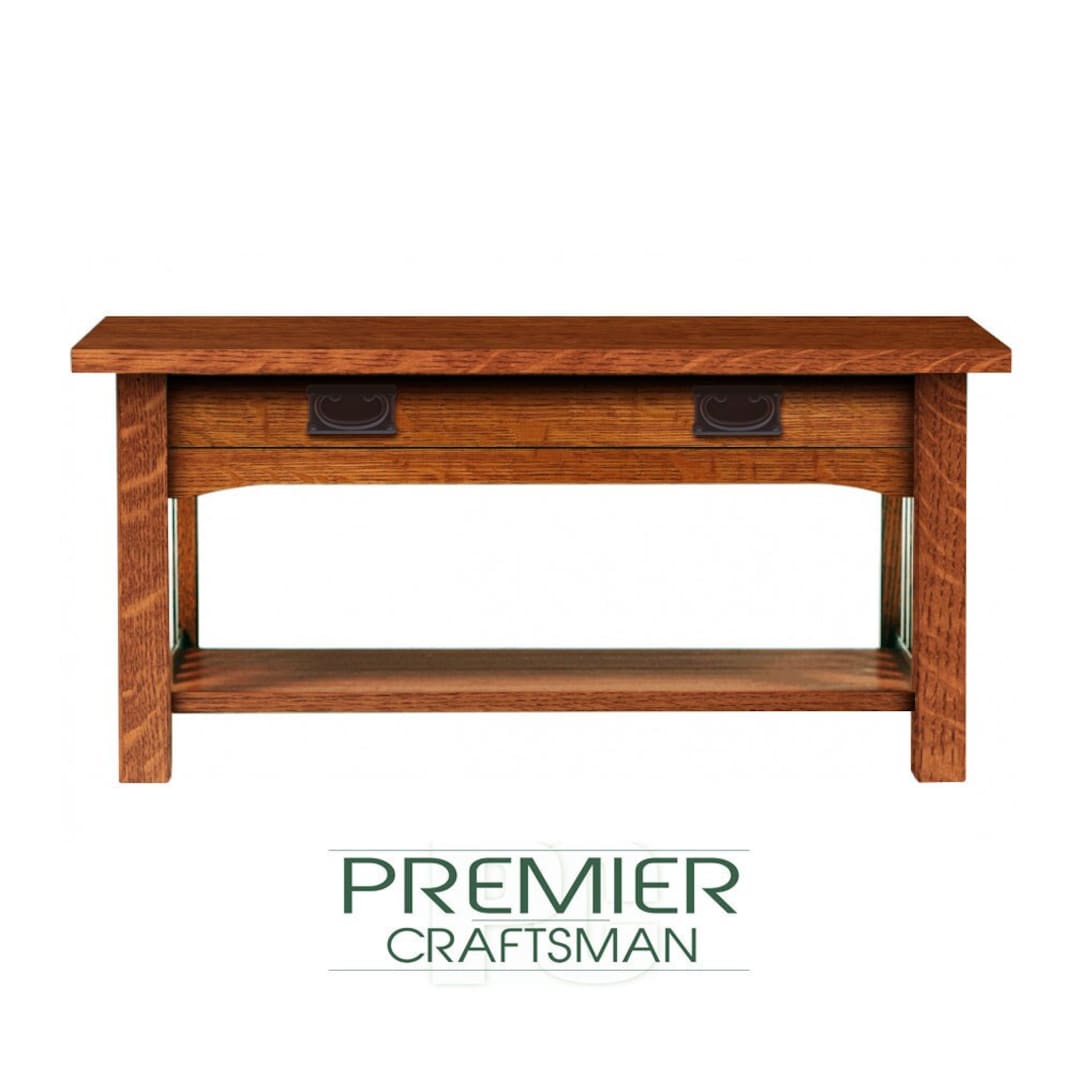 Mission Stickley Style Coffee Table Craftsman Petite Living Room Arts ...