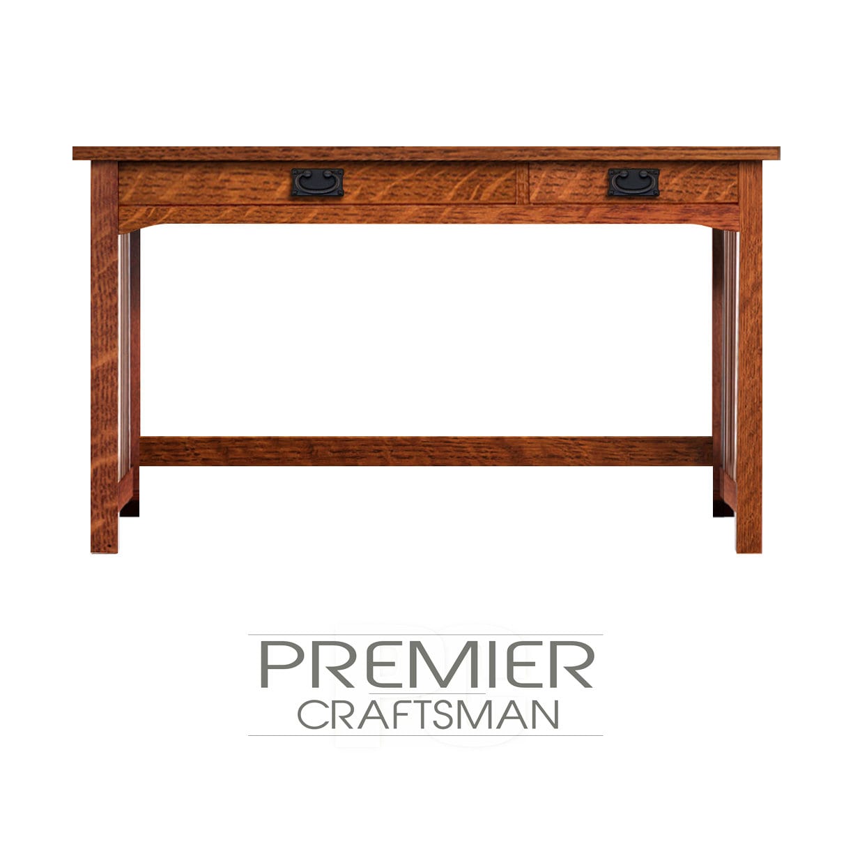 Mission Stickley Style 52 Computer Desk Craftsman Minimalist Arts Crafts Library Table Etsy
