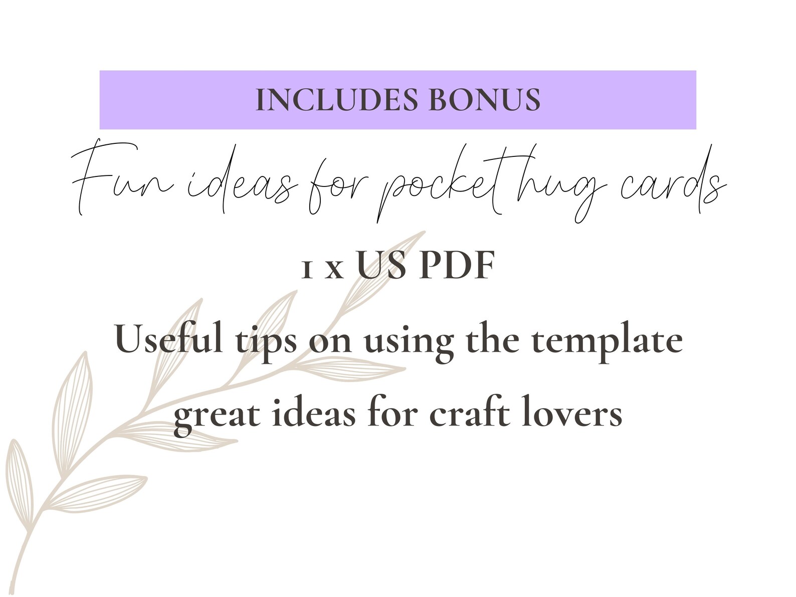 Printable Pocket Hug Cards Template,backing Pocket Card Printing,pocket ...